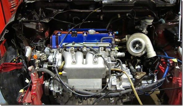 Demo BKB: A K20A Honda Jazz/ Fit with T04S turbo!